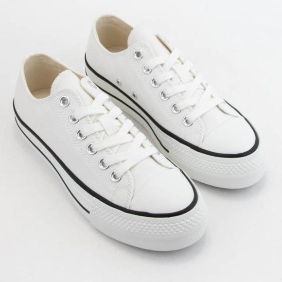 CCOCCI | Shoes | Lizzy Semiplatform Low Casual Sneakers White | Poshmark